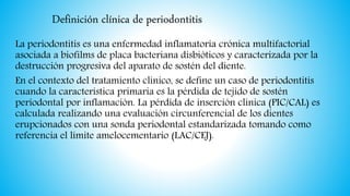 Enfermedades periodontales | PPTX