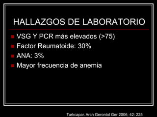 Enfermedades ReumáTicas En El Anciano | PPTX