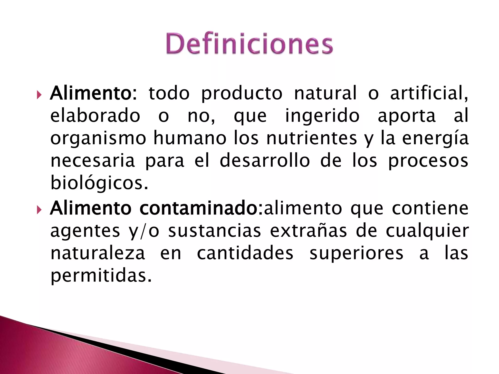 Enfermedades transmitidas por alimentos (ETA) | PPTX