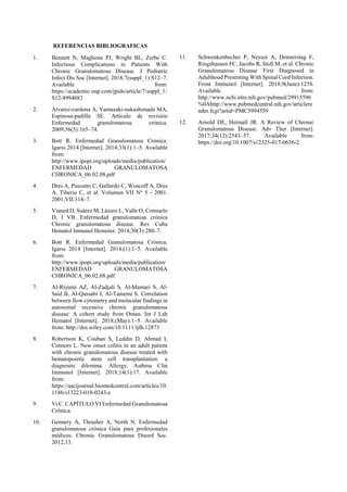 Enfermedad granulomatosa cronica | PDF