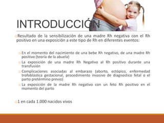 Enfermedad hemolítica fetal por incompatibilidad rh | PPTX