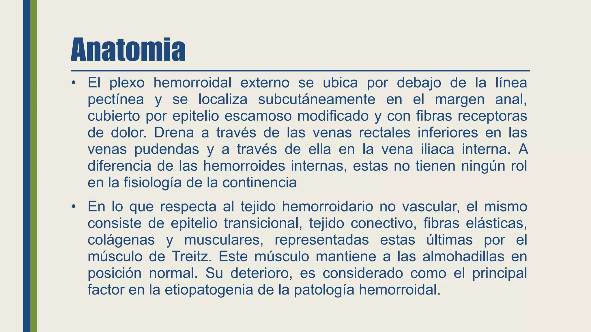 Enfermedad Hemorroidal | PPTX