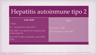 Enfermedad hepática y de vías biliares autoinmune | PPTX