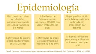 Enfermedad Inflamatoria Intestinal: CUCI y Crohn | PPTX
