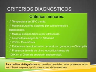 Enfermedad inflamatoria pélvica | PPT