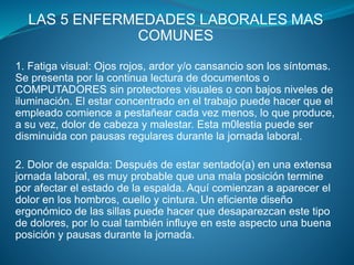 Enfermedad laboral | PPTX