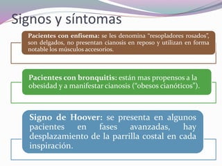 Enfermedad pulmonar obstructiva cronica (EPOC) | PPTX