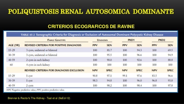 NEFROLOGIA CLINICA: Enfermedad renal quistica