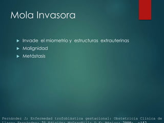 Enfermedad trofoblastica gestacional | PPTX