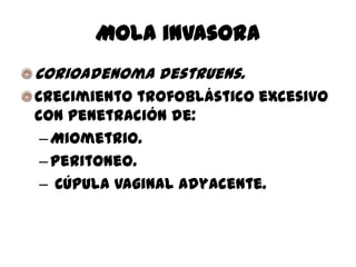 Enfermedad trofoblástica gestacional | PPTX | Pregnancy | Reproductive ...