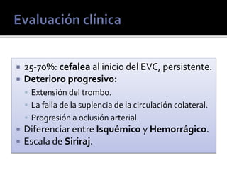 Enfermedad vascular cerebral | PPTX