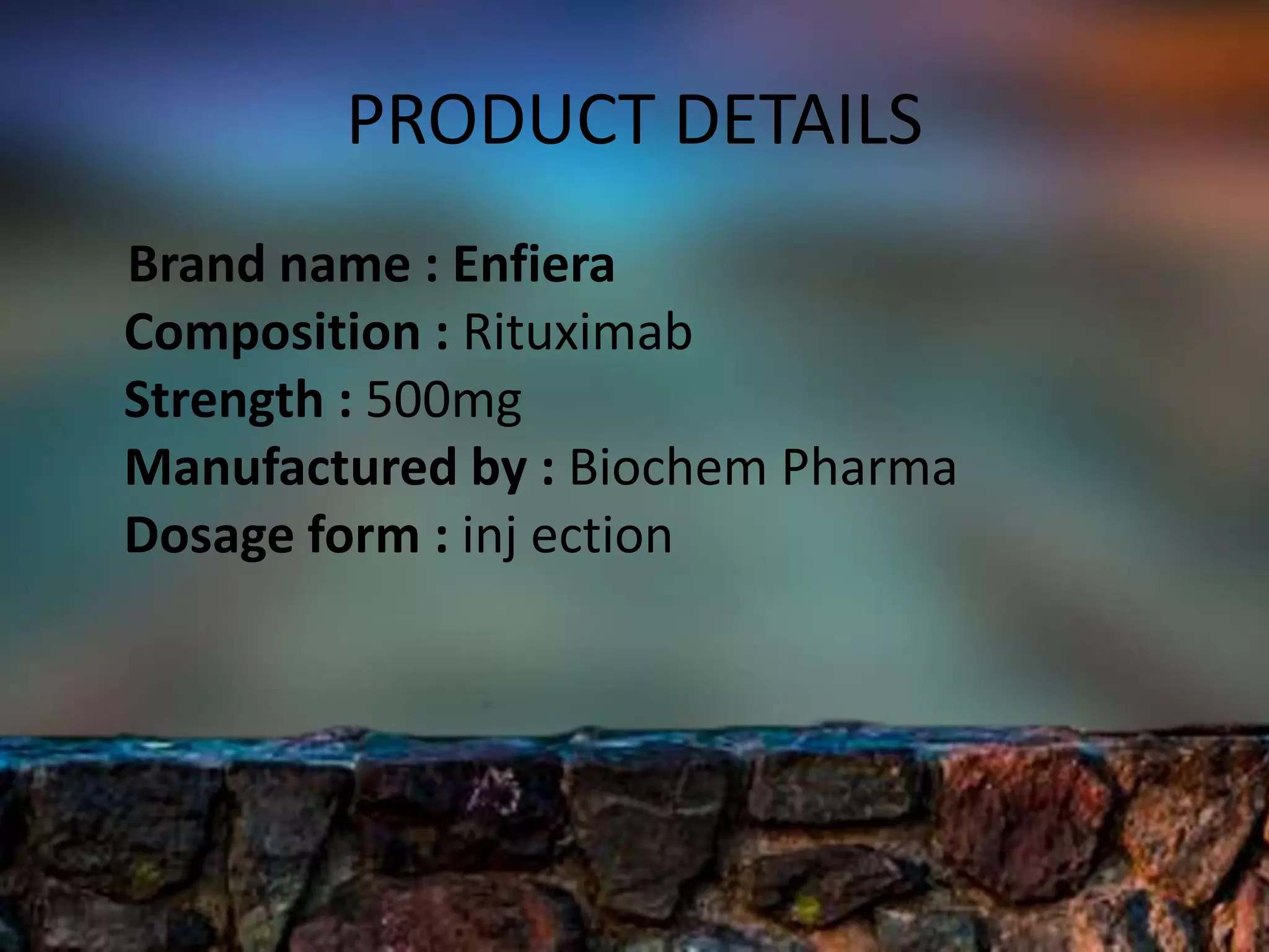 Enfiera 500mg injection - anticancer medicine | PPTX