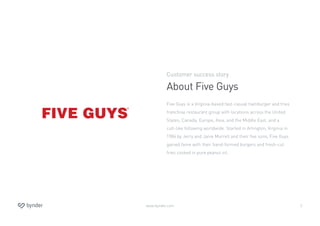 Five Guys customer story: How international expansion highlighted the growing need for DAM | PDF ...