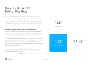 Five Guys customer story: How international expansion highlighted the ...