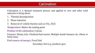 Extractive metallurgy (Basic Principles) | PDF