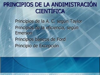 Enfoque Clàsico de la Administración | PPSX