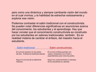 Enfoque constructivista | PPT