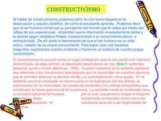 Enfoque constructivista | PPT