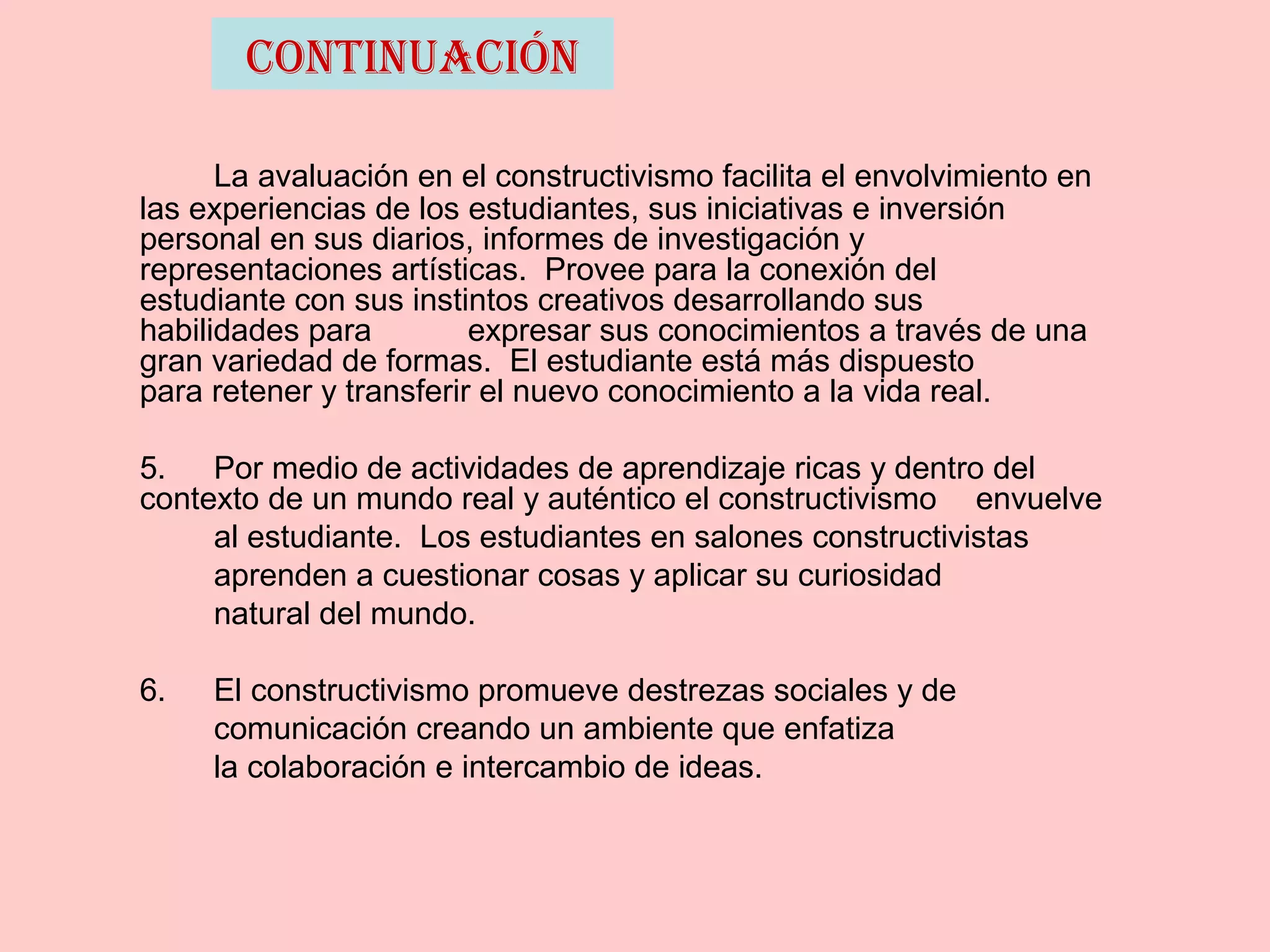 Enfoque constructivista ccc 2 | PPT