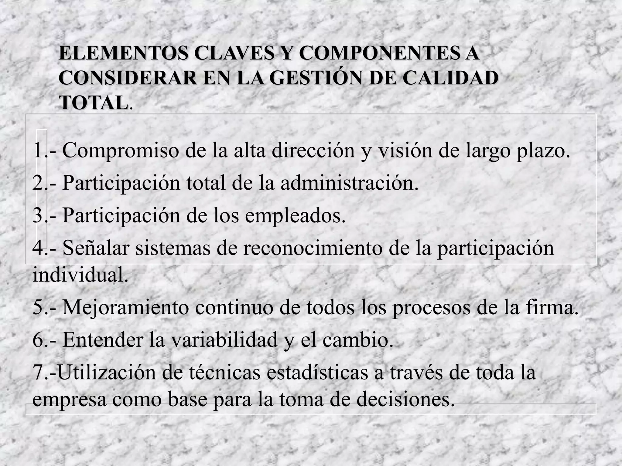 Enfoque de calidad | PPT