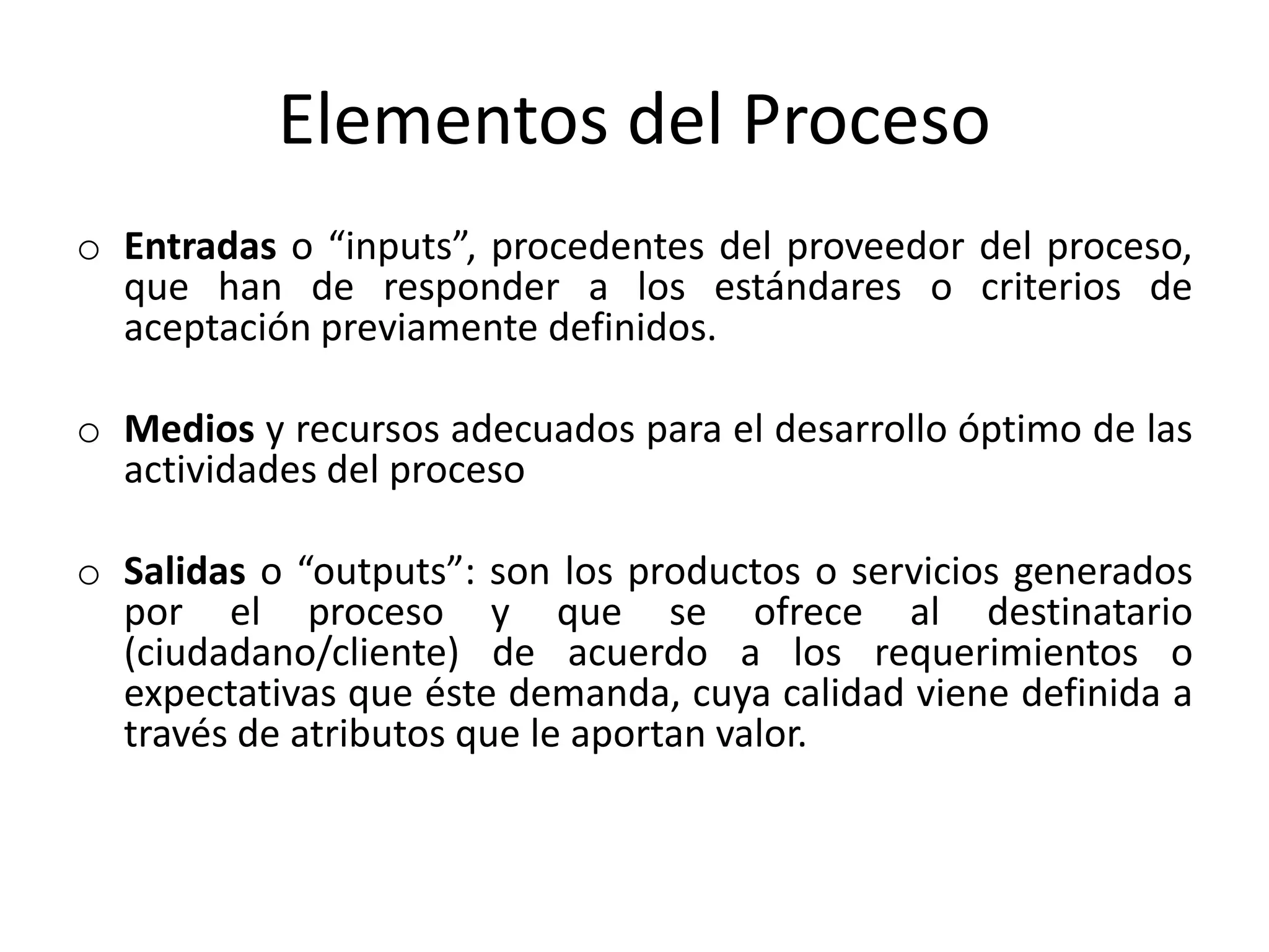 Enfoque de gestión por procesos | PPT