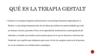 Enfoque de la gestalt | PPTX