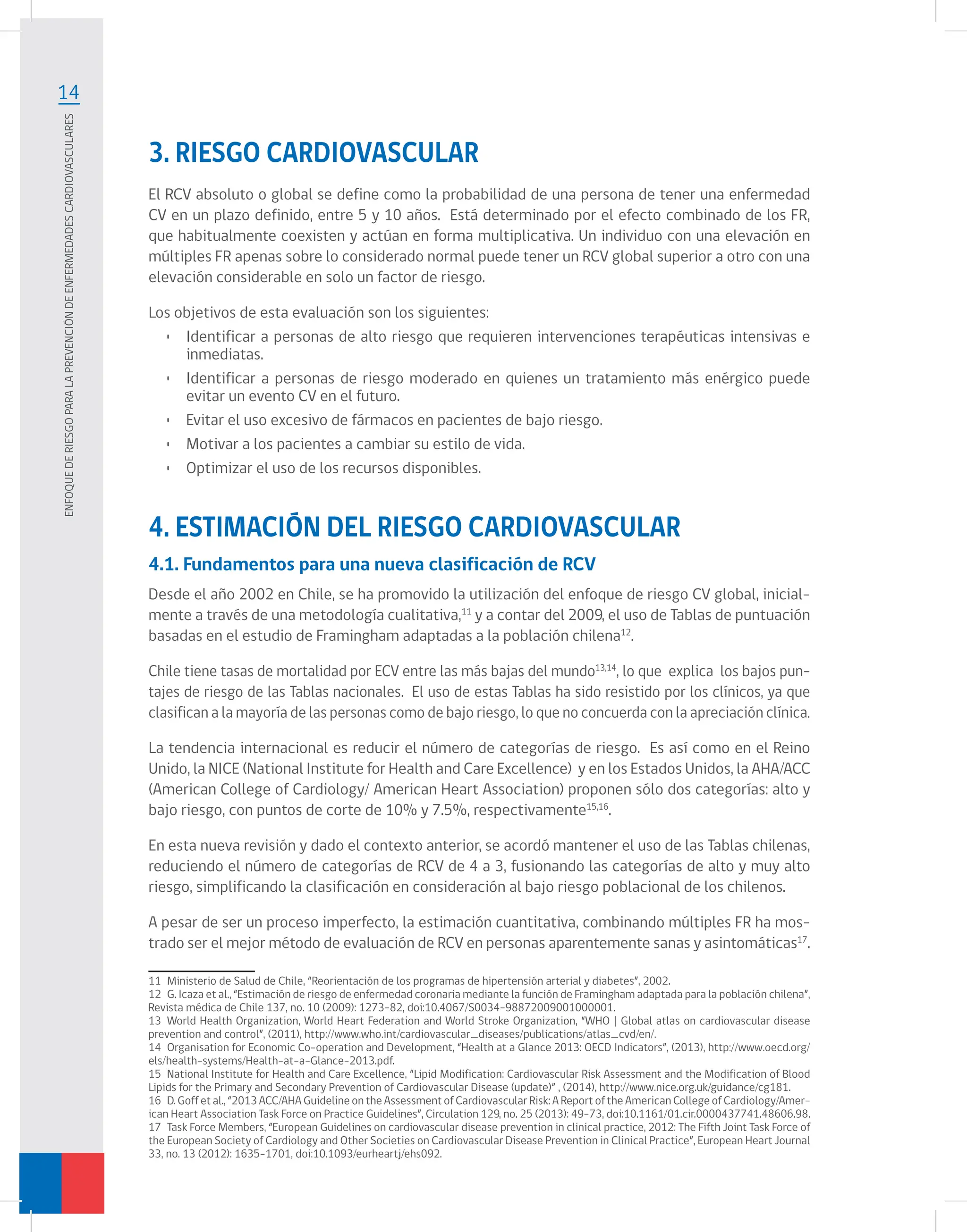 Enfoque de riesgo para la prevencion de enfermedades cardiovasculares ...