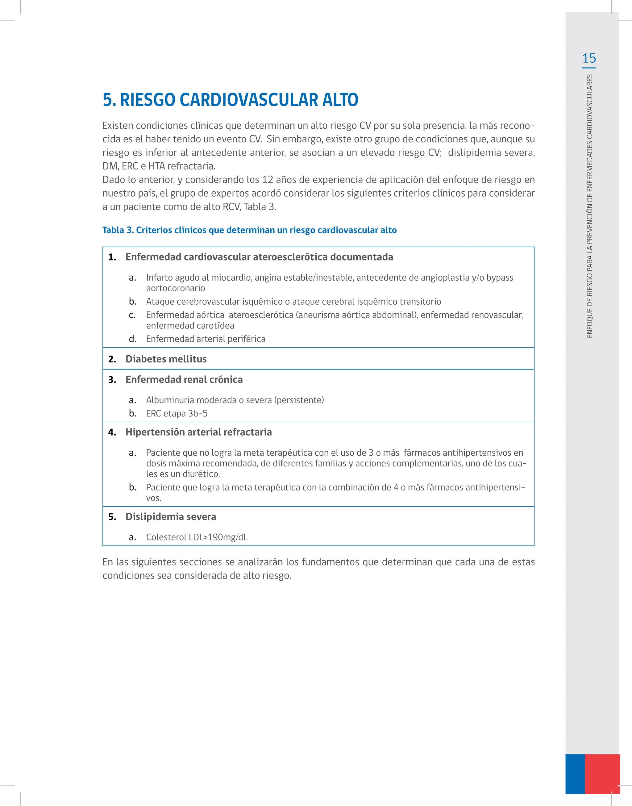 Enfoque de riesgo para la prevencion de enfermedades cardiovasculares ...