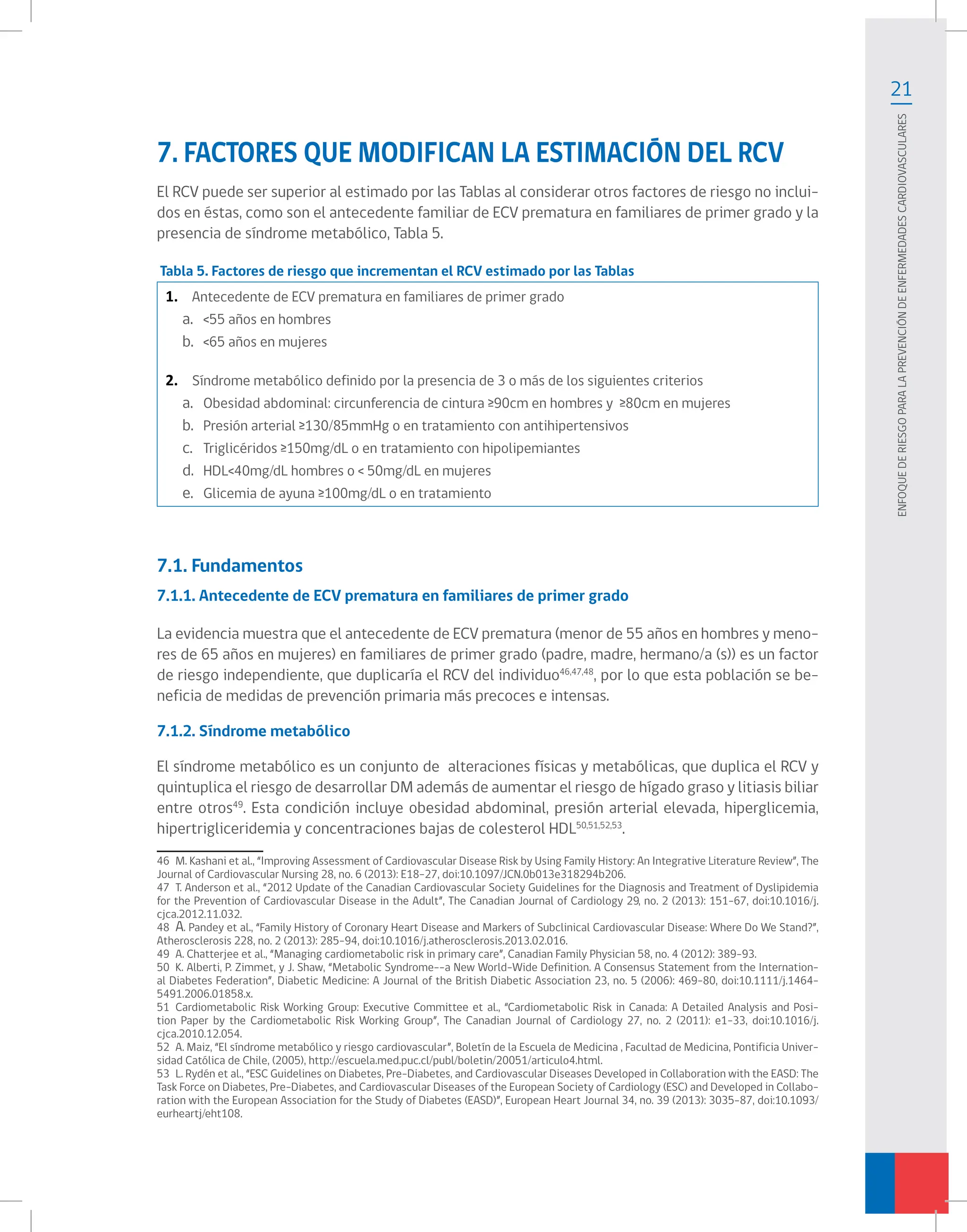 Enfoque de riesgo para la prevencion de enfermedades cardiovasculares ...