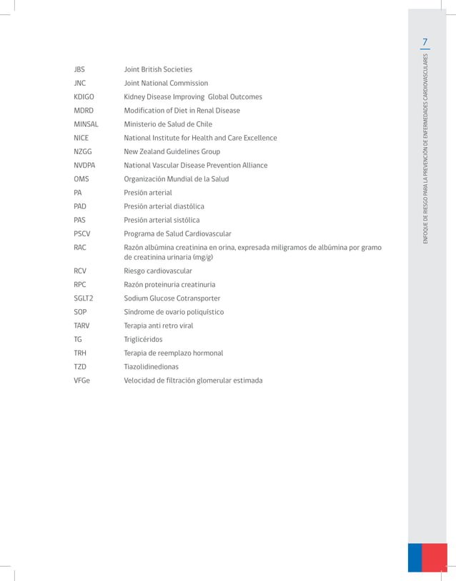Enfoque de riesgo para la prevencion de enfermedades cardiovasculares ...