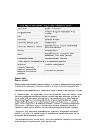 Enfoque diagnóstico del paciente con dolor articular | DOC