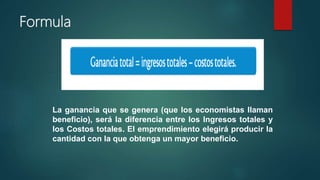 Fórmula De Ingresos Totales