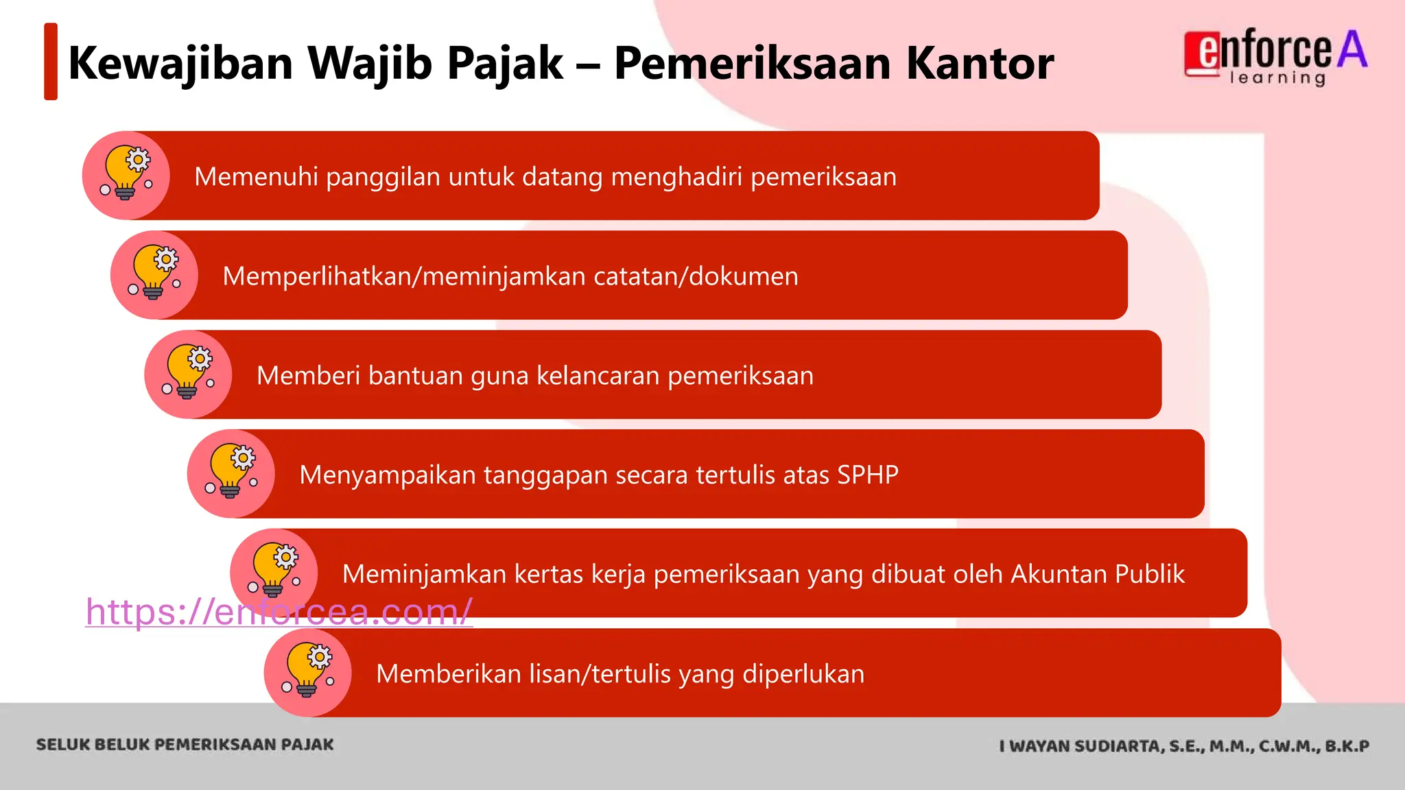 Pemeriksaan Pajak Perusahaan, Ini yang perlu diketahui! enforcea.com ...