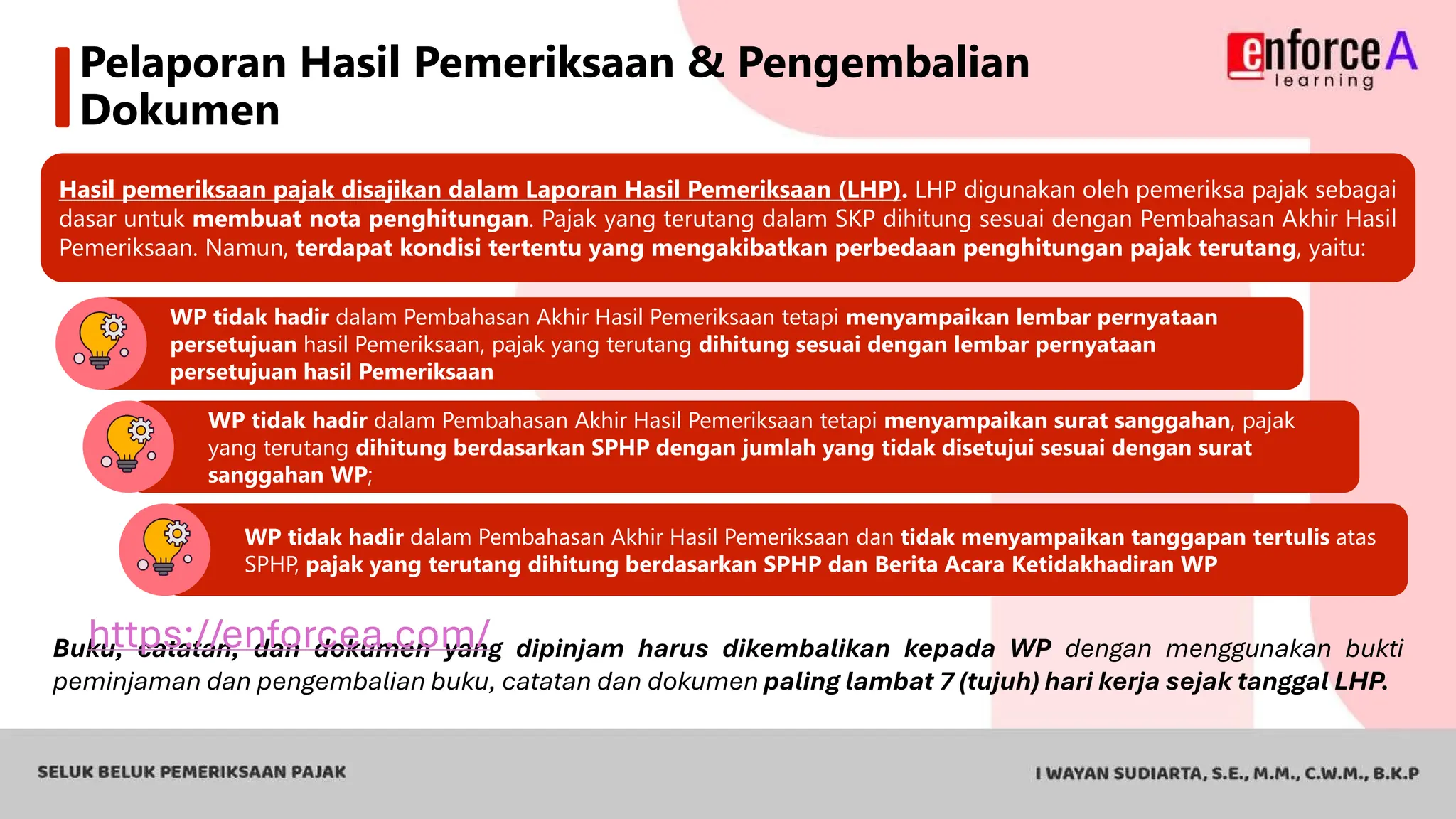 Pemeriksaan Pajak Perusahaan, Ini yang perlu diketahui! enforcea.com ...