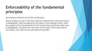 Enforcement of fundamental principles of state | PPTX