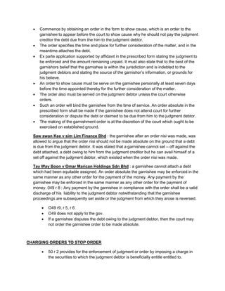 Enforcement of judgements and orders | PDF