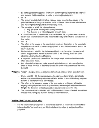 Enforcement of judgements and orders | PDF