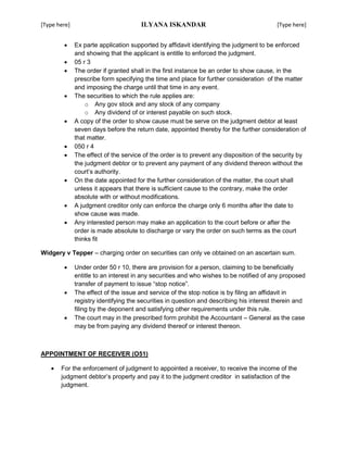 Enforcement of judgements and orders | PDF