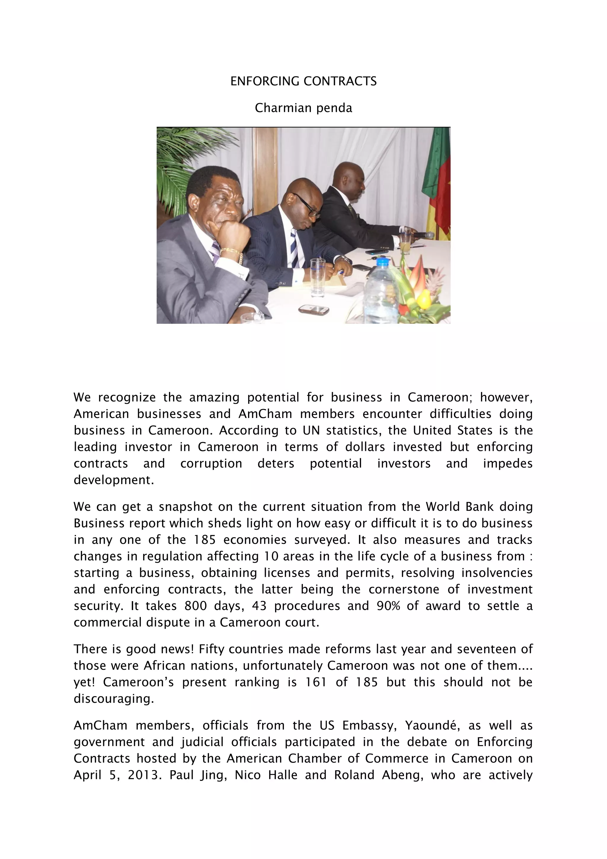 Enforcing Contracts | PDF