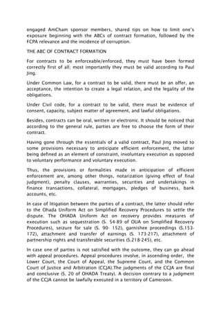 Enforcing Contracts | DOC