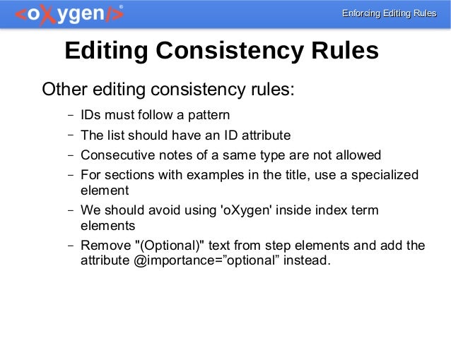 Training For Oxygen Xml Editor Pastorforce