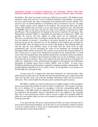 Enforcing multi user access policies in cloud computing | PDF