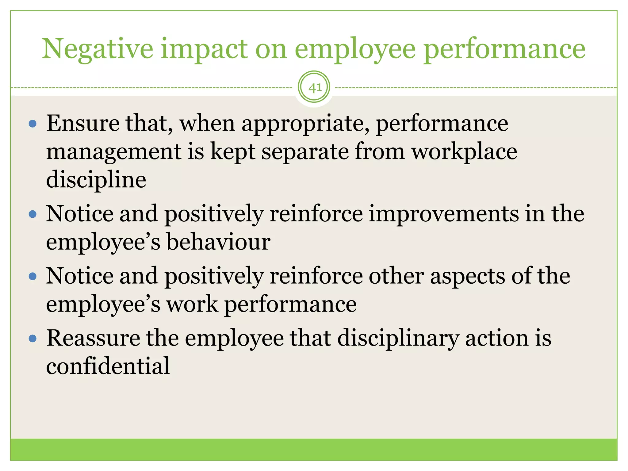 Enforcing workplace discipline yk | PPTX