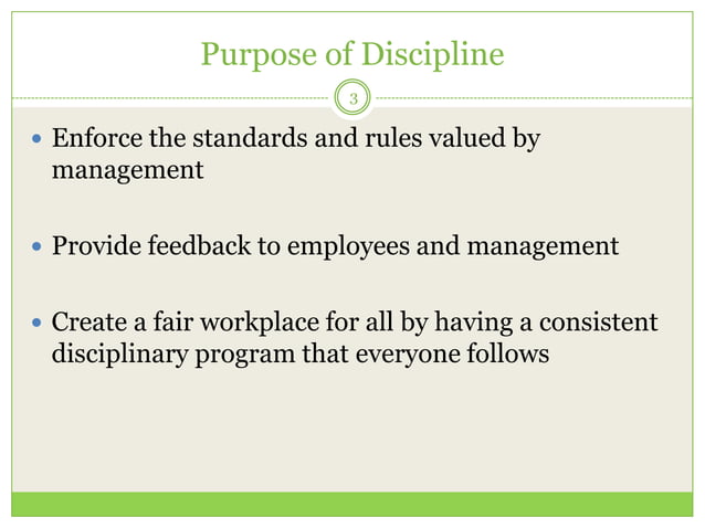 Enforcing workplace discipline yk | PPT