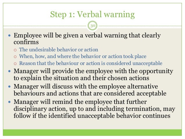 Enforcing workplace discipline yk