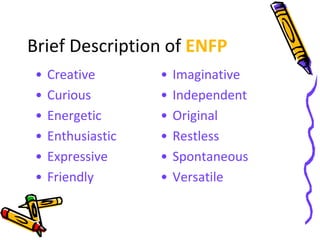 ENFP-The INSPIRER.ppt