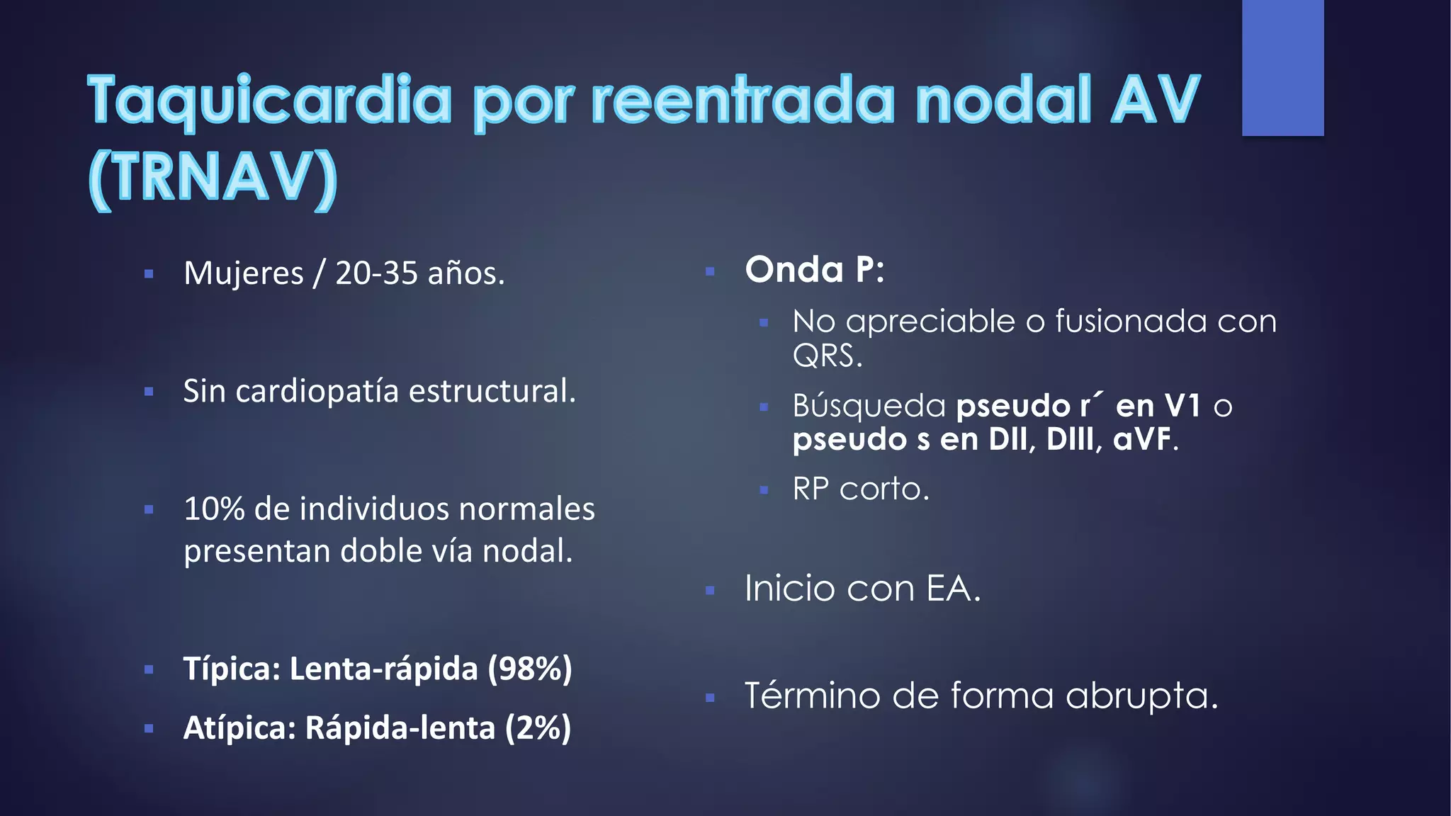 Enfrentamiento de las taquicardias paroxísticas supraventriculares ...