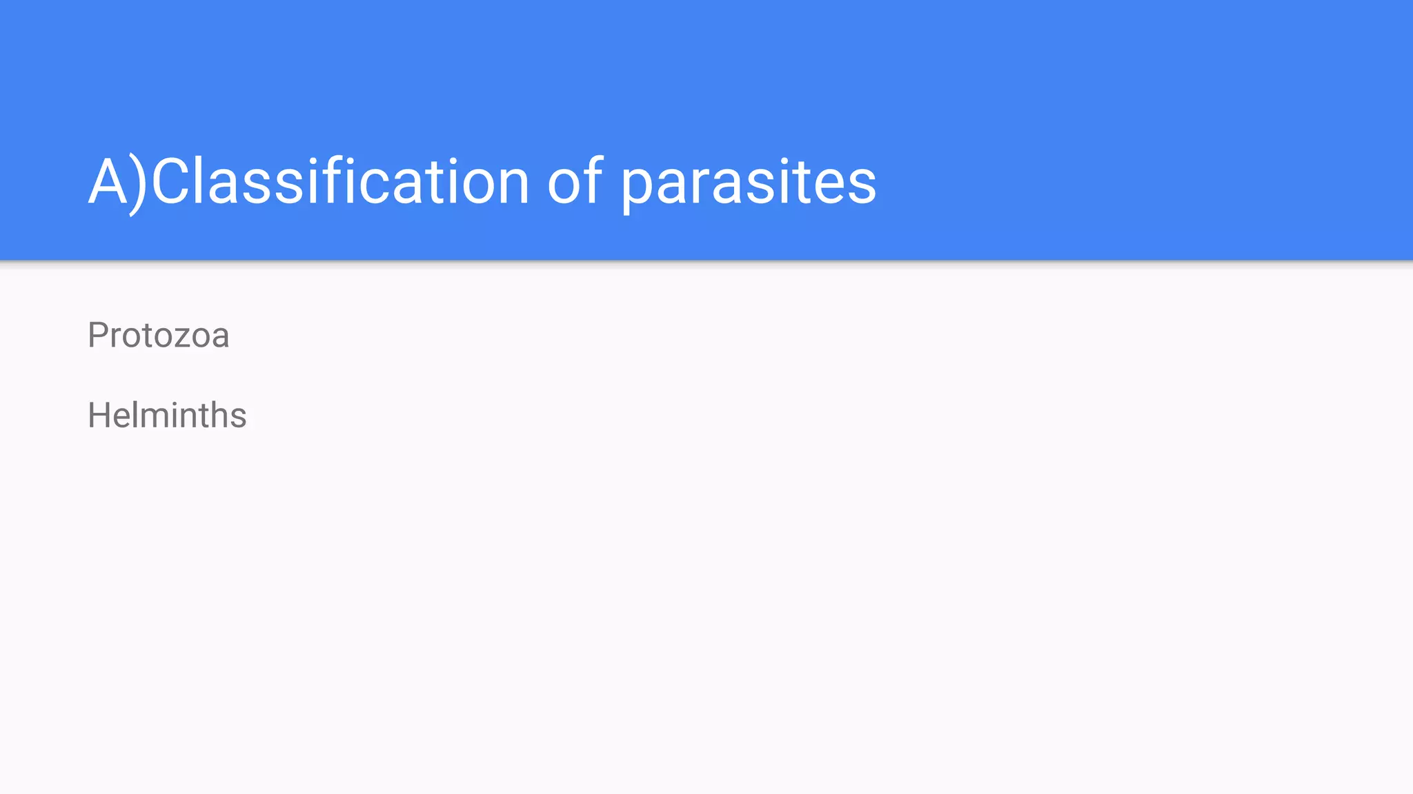 Parasitology 01: general parasitology | PPTX
