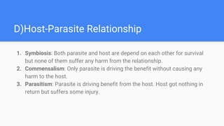 Parasitology 01: general parasitology | PPTX
