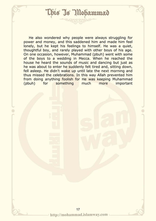 Biography of Prophet Muhammad | PDF